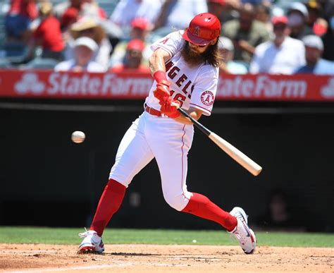 Photos Buford Grad Brandon Marsh Makes Mlb Debut For Angels