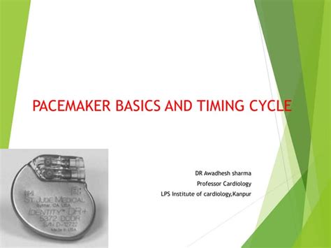 Pacemaker Basic And Timing Cycle Pptx