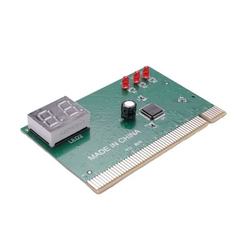 2 Bit Pci Motherboard Fault Test Card Desktop Computer Detection Card Pci Motherboard Tester