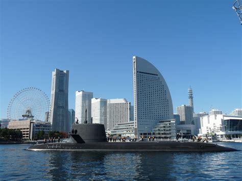 Japanese Navys Taigei Class Lead Boat Js Taigei Ss 513 Arrived In Yokohama For The Fleet
