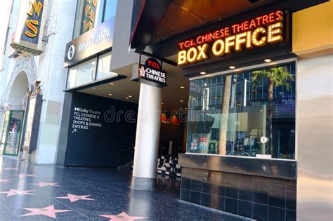 Hollywood California Grauman S Tcl Chinese Theatre Box Office On