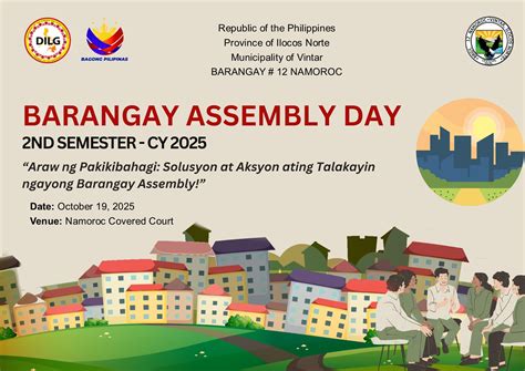 Barangay Assembly Day 2nd Semester Cy 2025