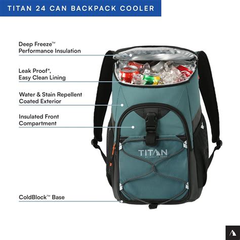 Titan By Arctic Zone Deep Freeze Backpack Cooler 24 Canjungle Hunt