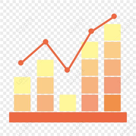 Statistics Clip Art Orange Gradient Chartanalysisdata Statistics Free