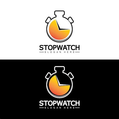 Premium Vector Stopwatch Timer Logo Design Vector Icon Symbol