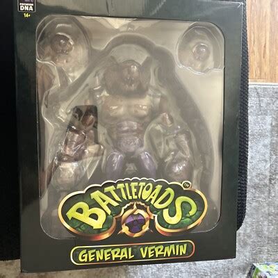 Battletoads General Vermin Action Figure Nisb Premium Dna End Boss
