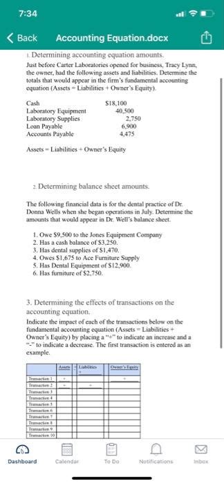 Solved Debits And Credits Indicate Whether Debits And Credits