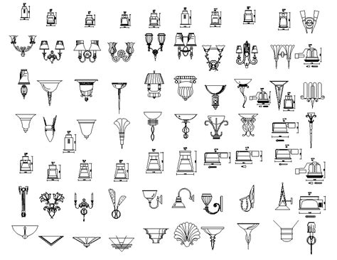 Lighting Symbols Cad Blocks Download Cadbull
