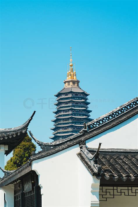 天宁宝塔高清图片 常州文旅地标打卡天宁禅寺天宁宝塔 风景名胜免费下载格式4295像素编号71504424 千图网