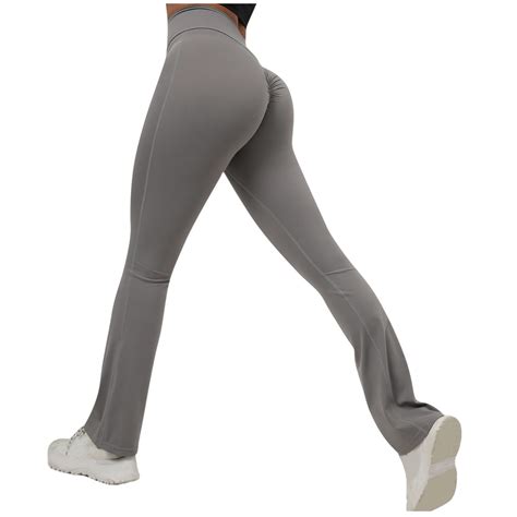 High Waisted Bootcut Yoga Pants For Women Scrunch Butt Lifting Stretch