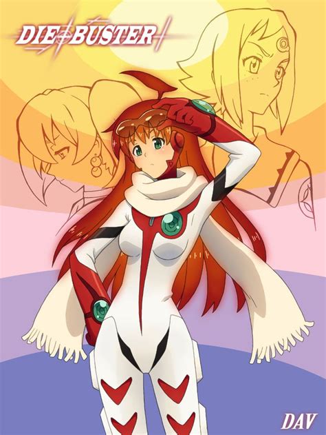 Diebuster Female Anime Character Drawing Figure Drawing Reference