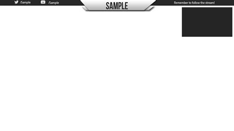 Twitch Overlay Facecam [colors] Blue Red Pink Orange Yellow White