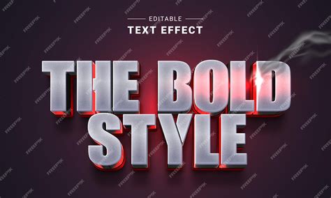 Premium Vector Editable 3d Text Effect Vector Graphic Style