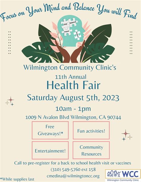 Wilmington Community Clinic On Linkedin Healthfair