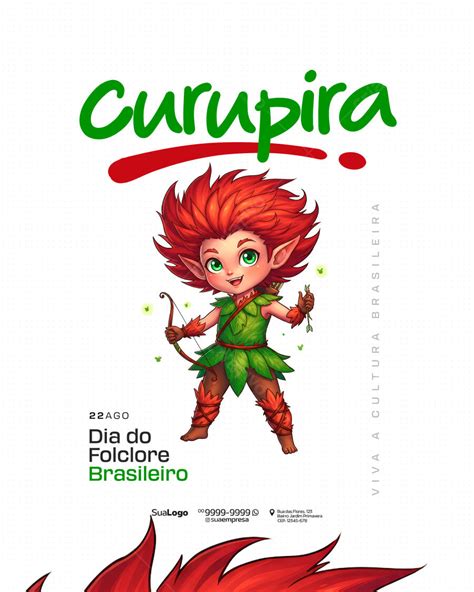 Editable Psd Flyer For Brazilian Folklore Day Psd Premium [download]
