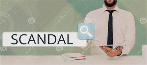 Inspiration Showing Sign Scandal Business Idea An Action Or Event