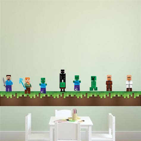 Vinyl Wall Decals Minecraft At Zoe Lovekin Blog