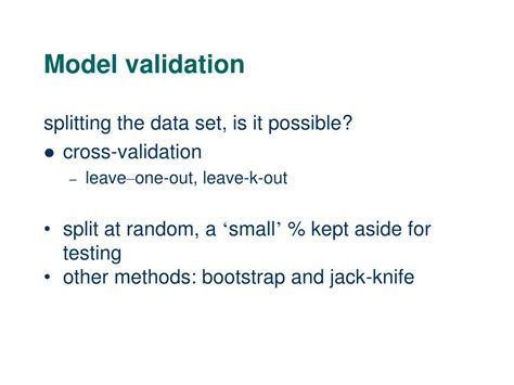 Ppt Statistical Model Building Powerpoint Presentation Free Download