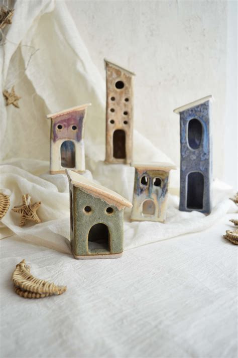 Topsy Turvy Tealight Housing Society Ceramic Sculpture Studio Nendo