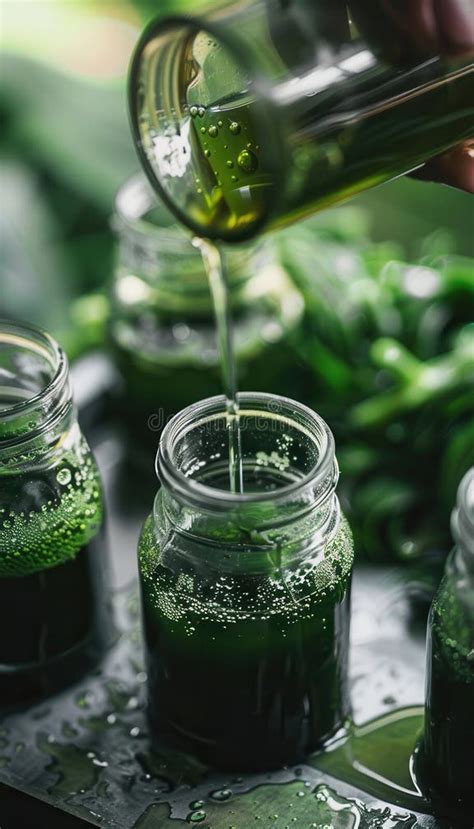 Eco Friendly Skincare Algae Extracts In Sustainable Glass Bottles For