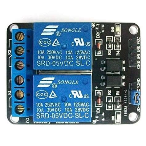 Jual Relay Module 2 Channel SPDT Arduino With Optocoupler Shopee Indonesia
