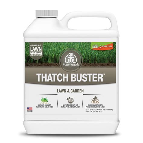 Buy Turf Titan Thatch Buster All Natural Lawn Aerator And Grass