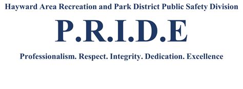 Public Safety Division Hayward Area Recreation And Park District Ca