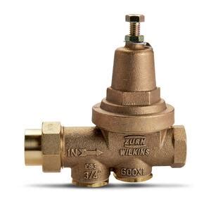 Zurn 3 4 In Brass Pressure Reducing Valve With 2 Z Press Press Fit