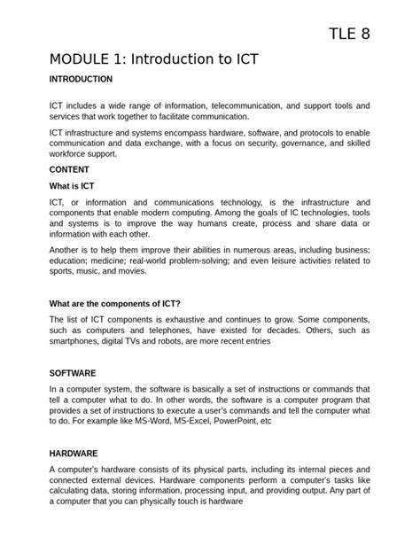 Module1 Tle8 Tfelip Pdf