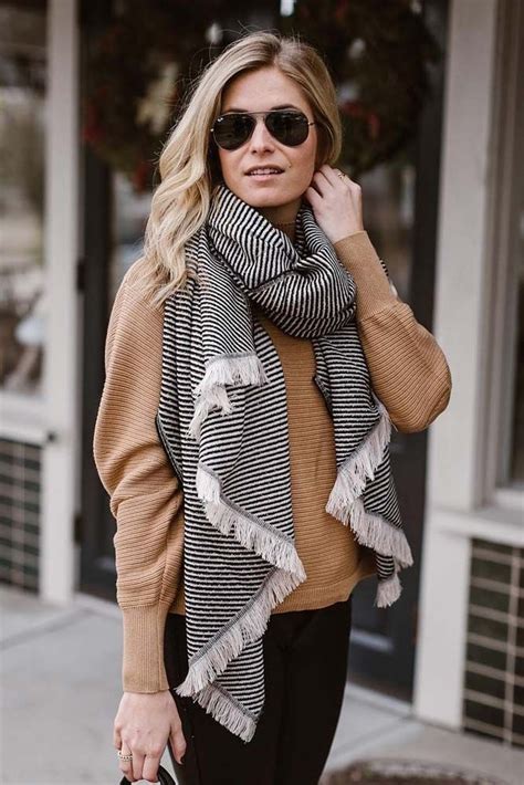 42 Cute Ways How To Wear A Scarf This Season How To Wear Scarves How