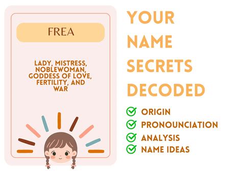 Frea Girl Name Meaning And Pronunciation