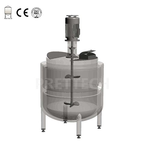 5000 Liter Liquid Stainless Steel Chemical Slurry Mixing Tank With