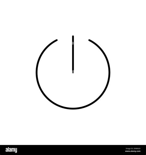 Power Icon Vector Power Switch Icon Electric Power Stock Vector Image