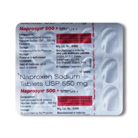 Naprosyn 500 Benefits Doses Side Effects And Reviews