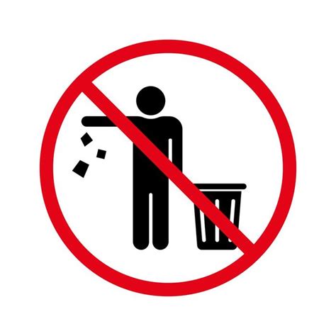 No Tirar Basura Vectores Iconos Gráficos Y Fondos Para Descargar Gratis