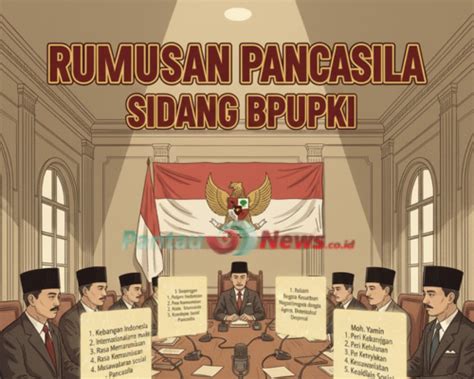 Rumusan Pancasila Soekarno Soepomo Dan Moh Yamin