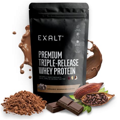 Whey Protein Powder Organic Cacao Exalt