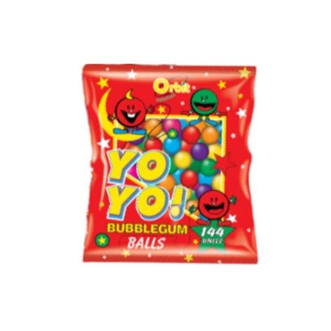 Orbit Yoyo Tutti Frutti Bubble Gum 144pcs Bettys Sweets