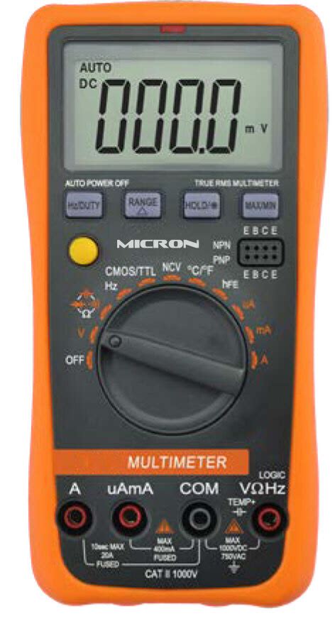 Micron Auto Ranging Digital Multimeter Alt Q1133b Educational Resources And Supplies Teacher
