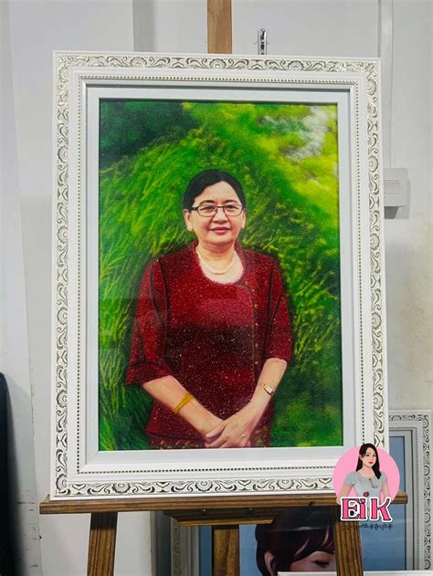 Ei K Gems Art ပုံတူကျောက်စီပန်းချီ တာချီလိတ်မြို့မှ🏡 Customerအဟောင