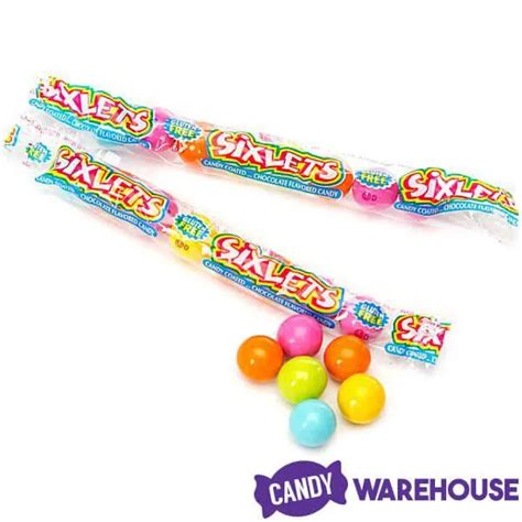 Spring Sixlets Candy Packets 55 Piece Bag Candy Warehouse