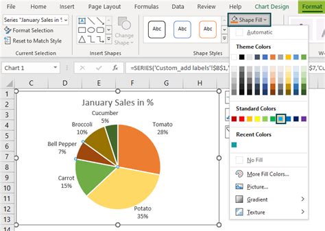 How To Change Pie Chart Slice Color In Excel Templates Sample Printables