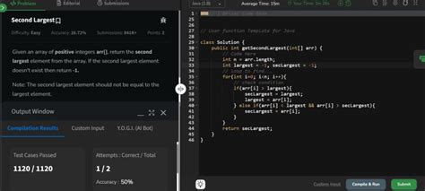 Getseclargelem Gfg160 Geekstreak2024 Dsa Javaprogramming