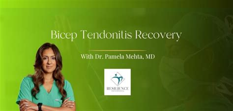 Biceps Tendonitis Recovery Timeline Dr Pamela Mehta Md