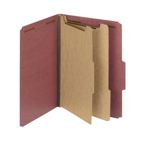 Pendaflex Top Tab Manila Classification Folders With 2 Dividers Letter