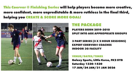 Coerver® Coaching Scotland Finishing Masterclass Jan 2026