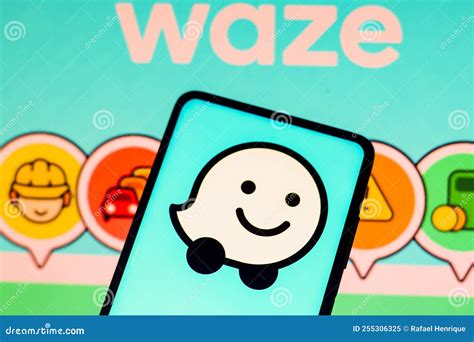 September 5 2022 Brazil In This Photo Illustration The Waze Logo Is
