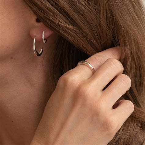 Modernist Ring Silver — Violette Boutique