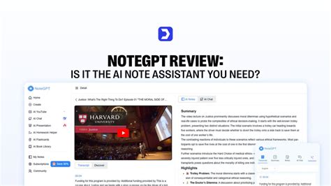 Notegpt Review Is It The Ai Note Assistant You Need