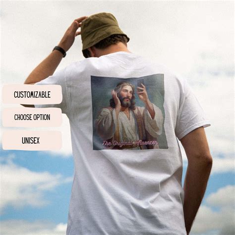 Funny Jesus Shirt Tiktok Meme T Shirt Y2k Faith Tee Jesus Christ